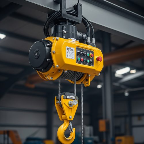 10 ton electric wire rope hoist - single/dual speed